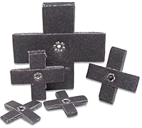 Cross and Square Pads and Mandrels On Flexovit USA, Inc.